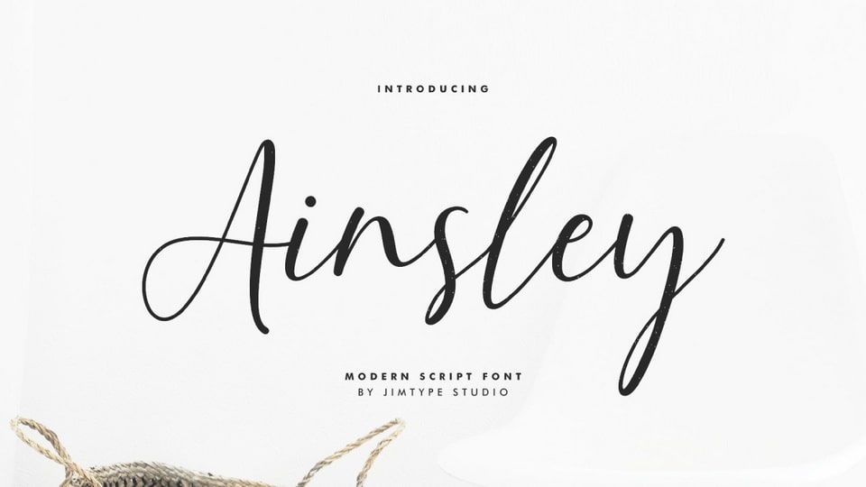 Ainsley Script font - ActionFonts.com