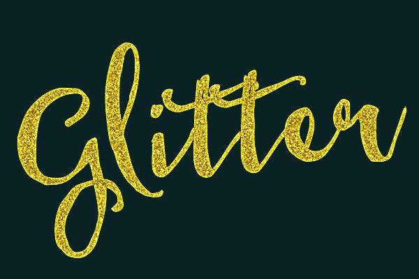 Glitter Font Generator