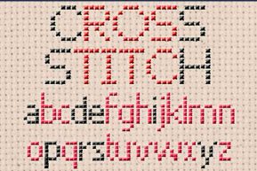 Cross Stitch Font Generator - ActionFonts.com